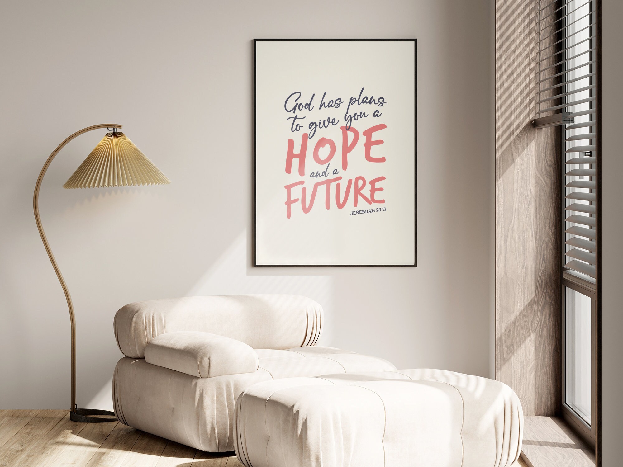 Jeremiah 29:11 God Has Plans, Printable Art, Bible Verse Print ...
