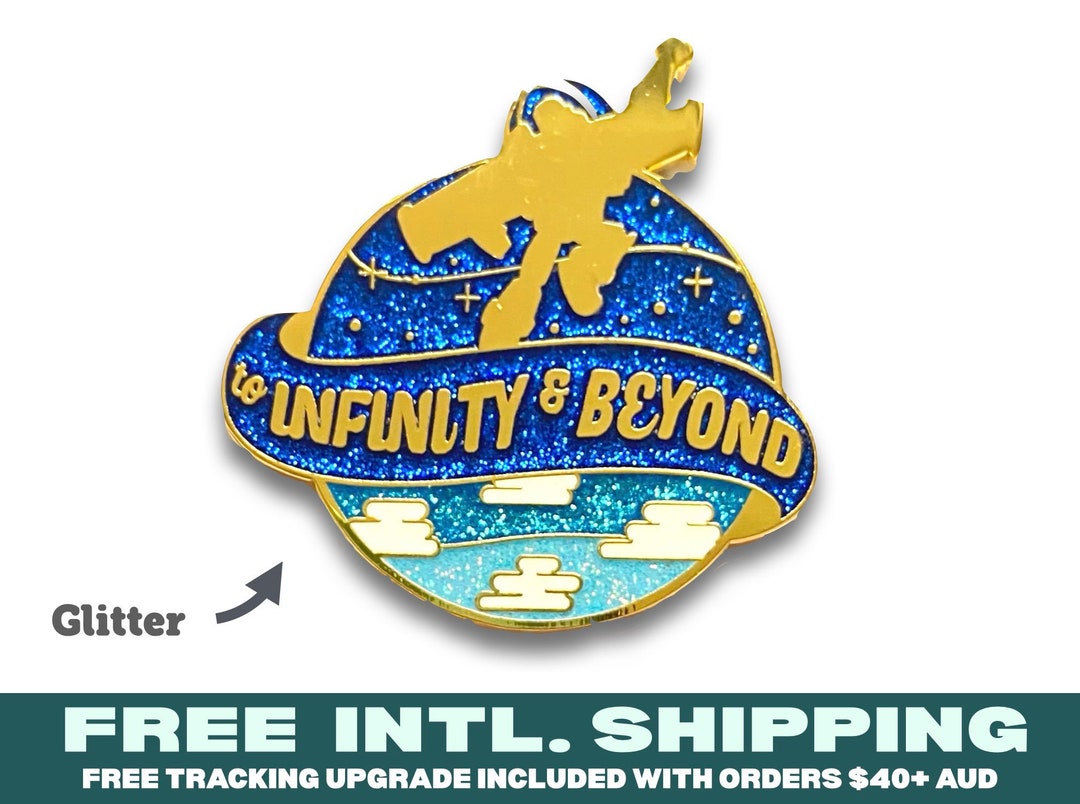 Enamel Pin : Infinity | Fantasy Quote Enamel Lapel Pins Shiny Glitter ...