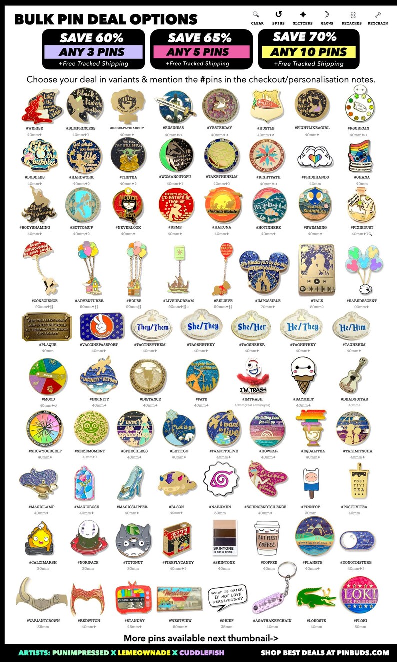 Pin : Hakuna | Fantasy Quote Enamel Lapel Pins Shiny Glitter Gold Pin ...