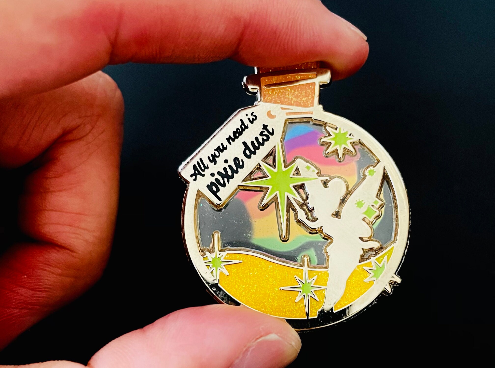 Clear Pixie Dust Pin Potion Clear & Glowing Enamel : Fairy - Etsy