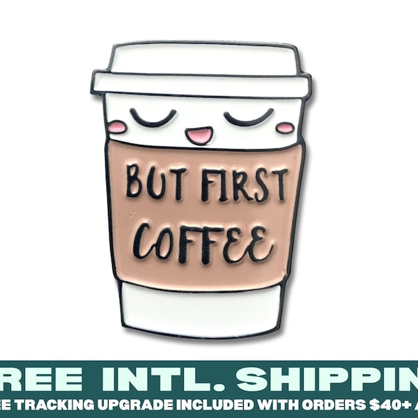 Enamel Pin Coffee - Etsy