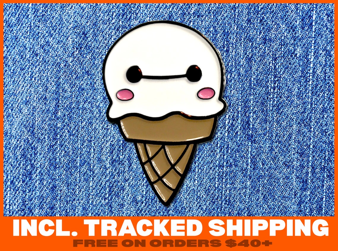 ENAMEL LAPEL PIN : Ice Cream | Etsy