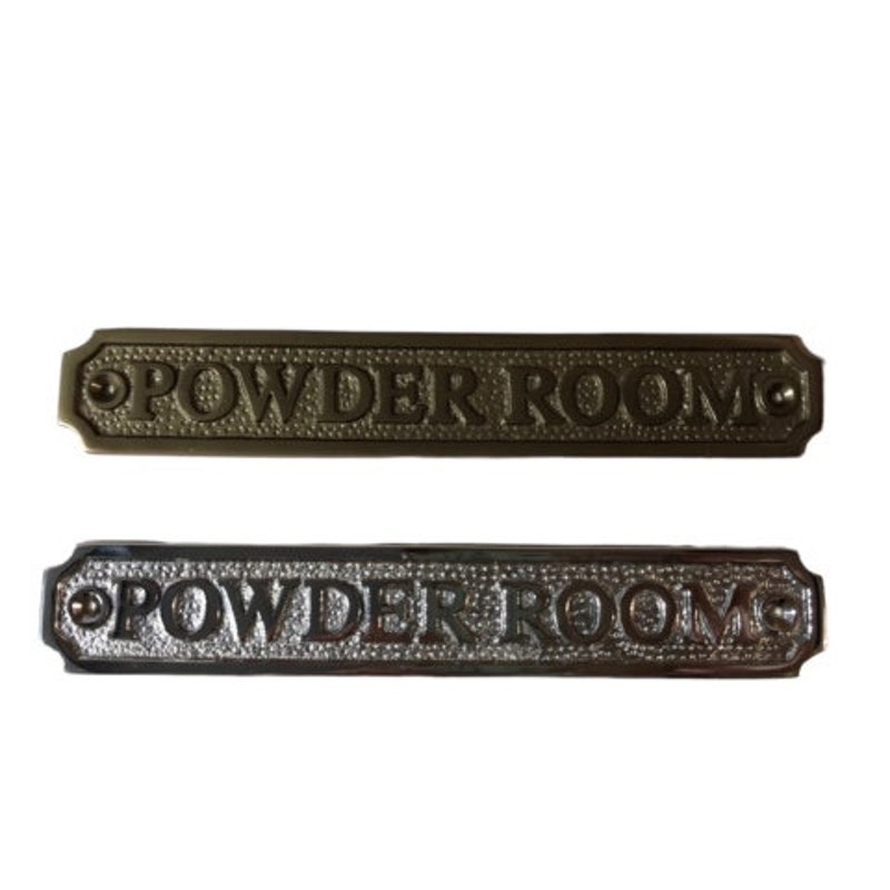Powder Room Sign - Etsy Canada