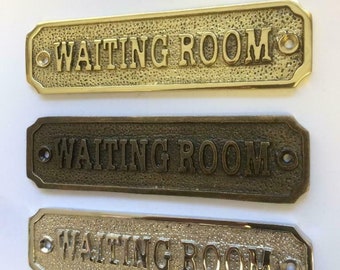 First Class Waiting Room Sign - Etsy