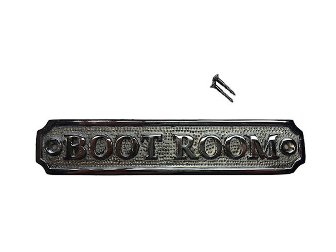 Boot Room Door Sign 17 X 3.4cm Plaque Sent With Screws Solid - Etsy UK