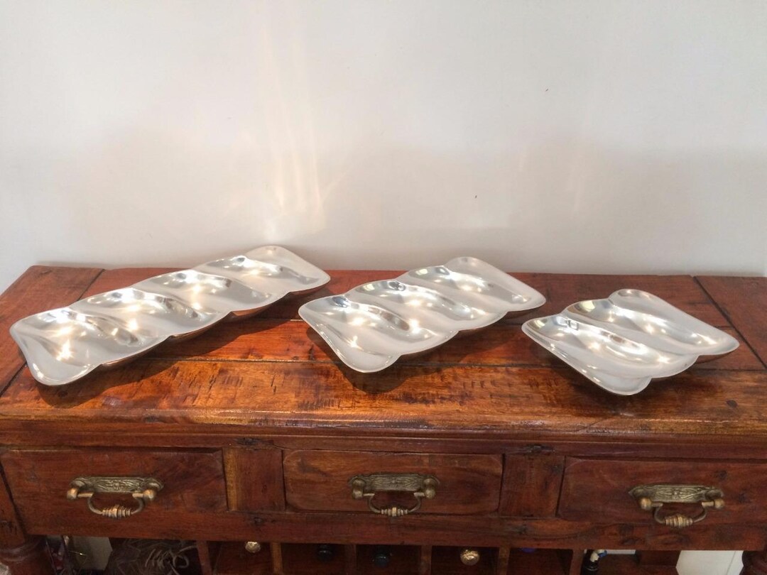 Solid Aluminium Party Buffet Serving Dish Trays, Small, Medium or Large ...