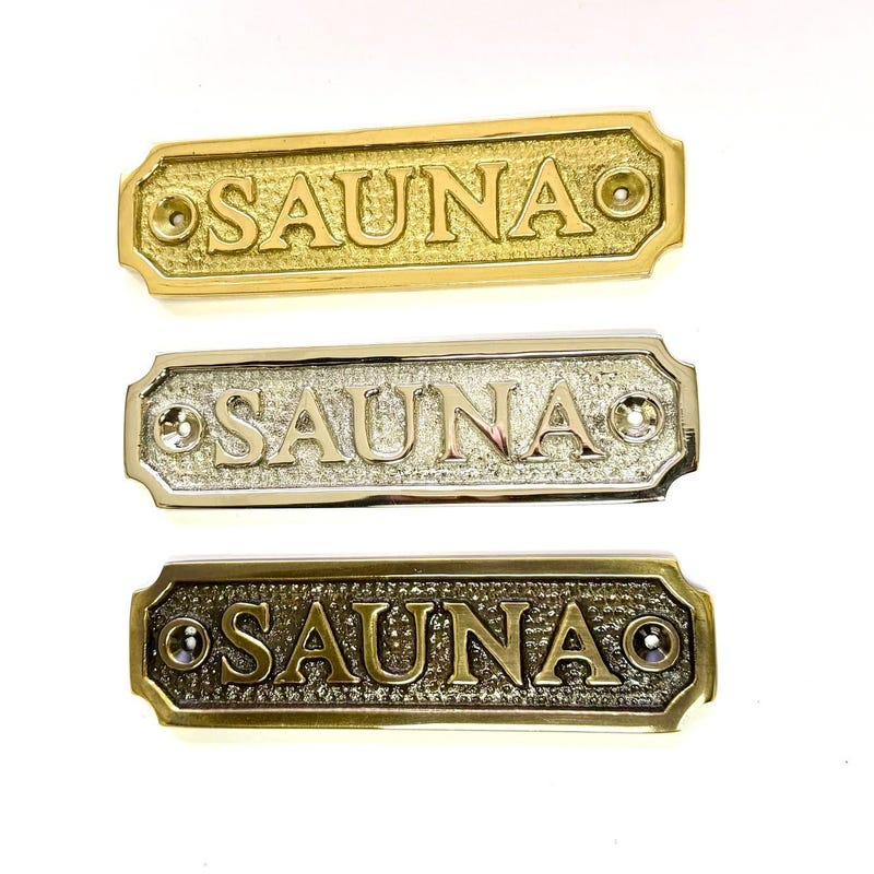 Sauna Sign - Etsy