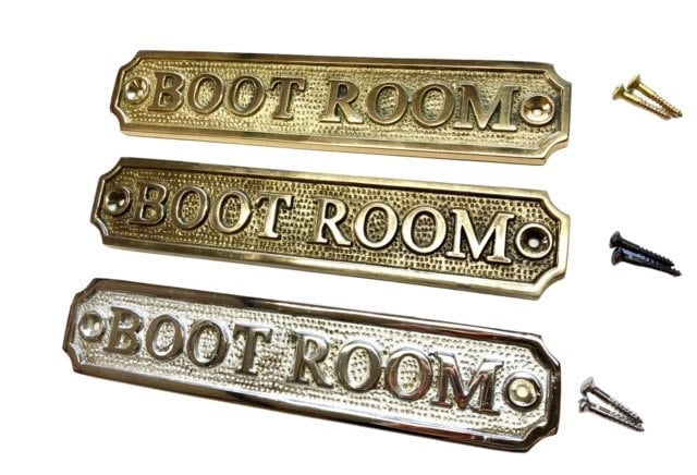 Boot Room Door Sign 17 X 3.4cm Plaque Sent With Screws Solid - Etsy UK