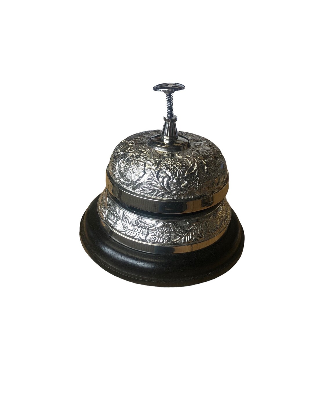 Large Counter Reception Desk Service Bell, Chrome Plated Solid Brass ...