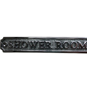 Shower Room Solid 20.5cm Brass Door Sign Available Different - Etsy