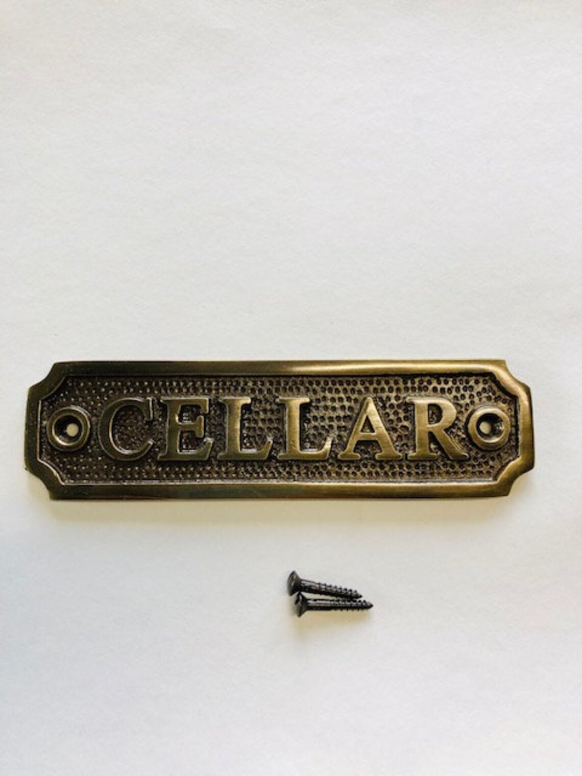 Cellar Door Sign Available in Three Finishes Nickel Antique - Etsy