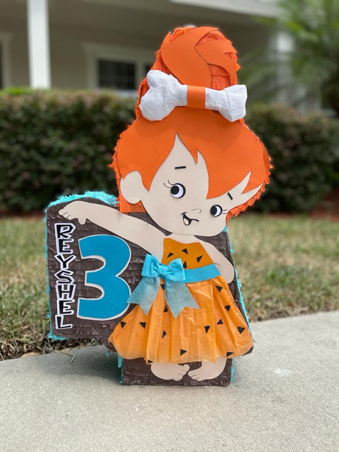 Pebbles Piñata Flintstones - Etsy