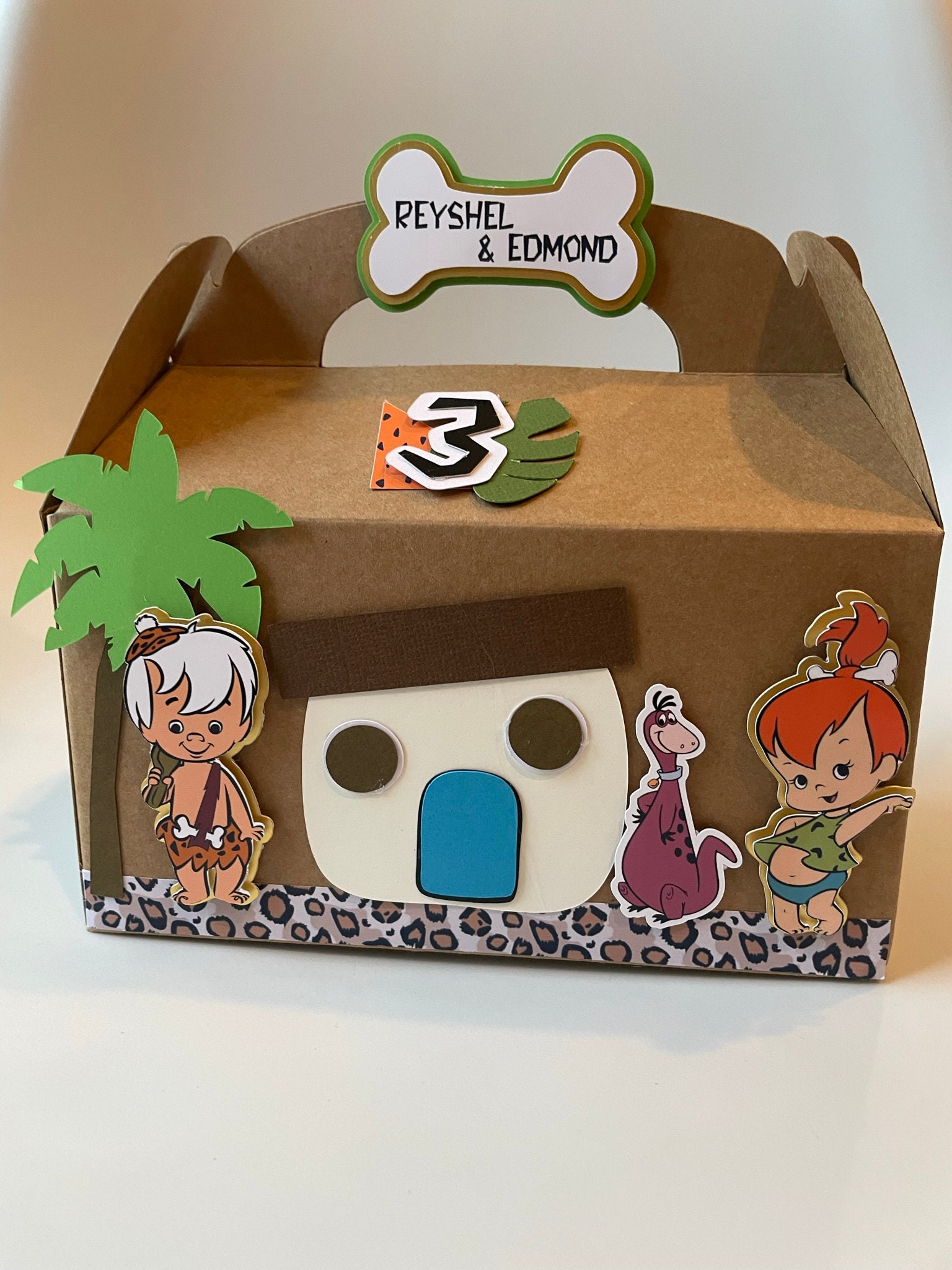 Favor/gable Box Flintstones - Etsy