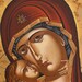 Virgin Mary Mother of God eleusa & Jesus Christ. Hand-painted Orthodox ...