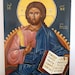 Jesus Christ. Hand-painted Orthodox Byzantine Icon on Wood - Etsy