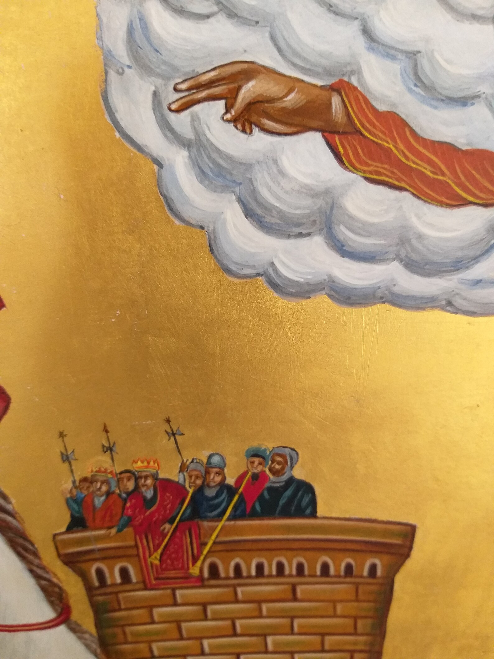 Saint George and the Dragon/agios Georgios. Hand-painted Orthodox ...