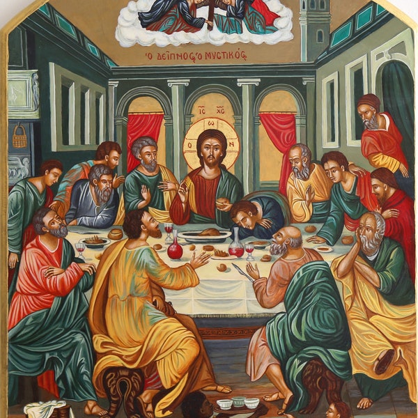 Mystical Supper Icon - Etsy