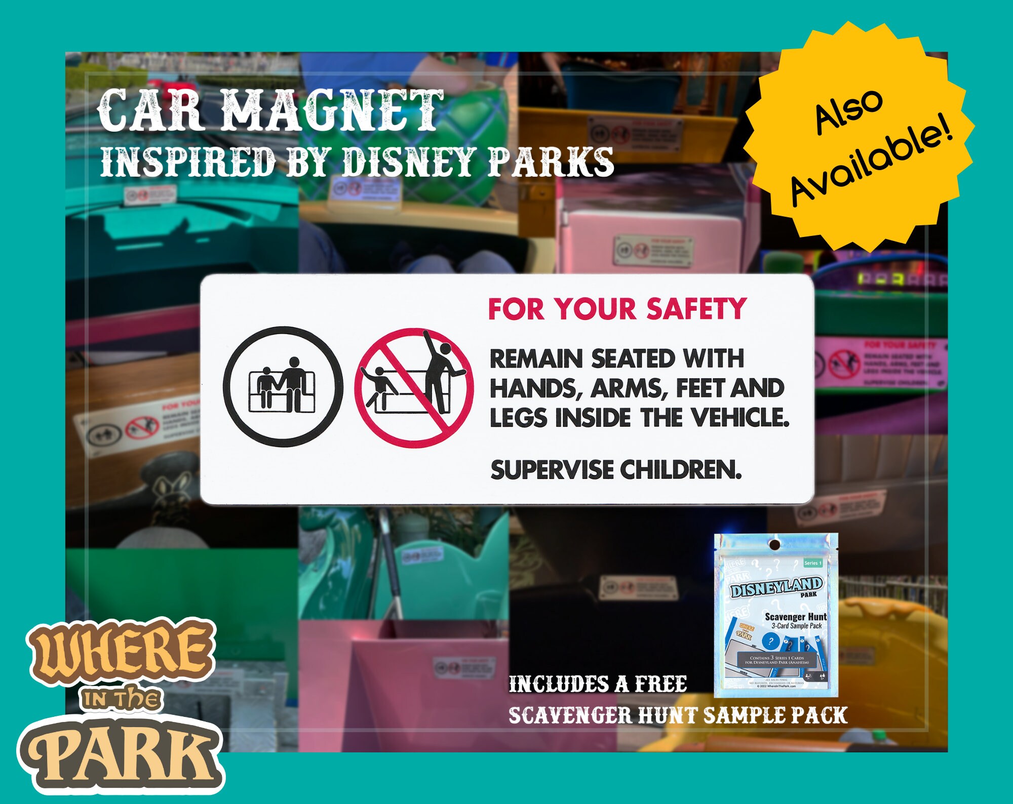 Sticker for Your Safety Remain Seated Disneyland and - Etsy