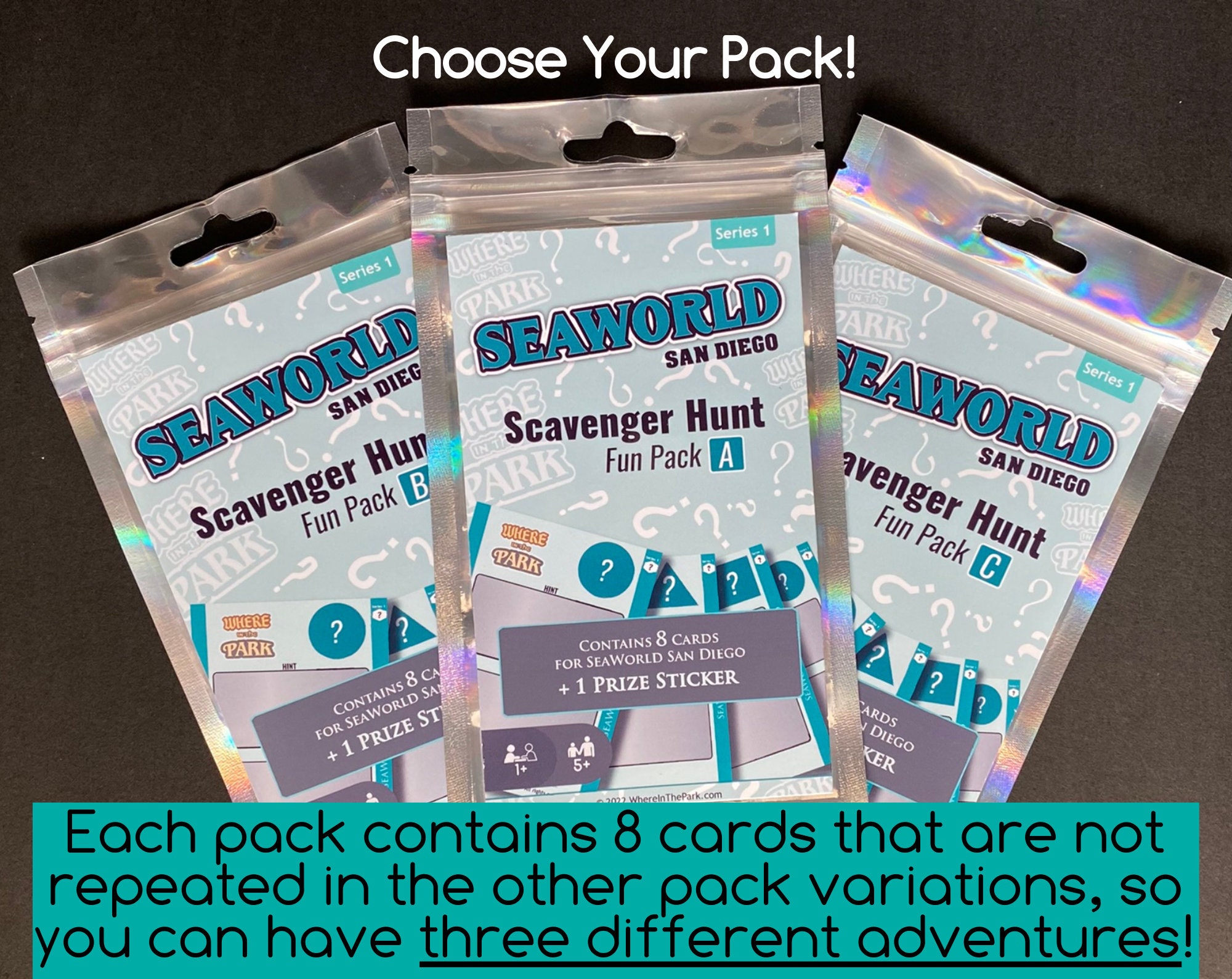 Seaworld San Diego Scavenger Hunt Game Annual Passholder - Etsy