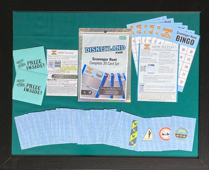 Disneyland Resort Scavenger Hunt Disneyland Bingo California - Etsy