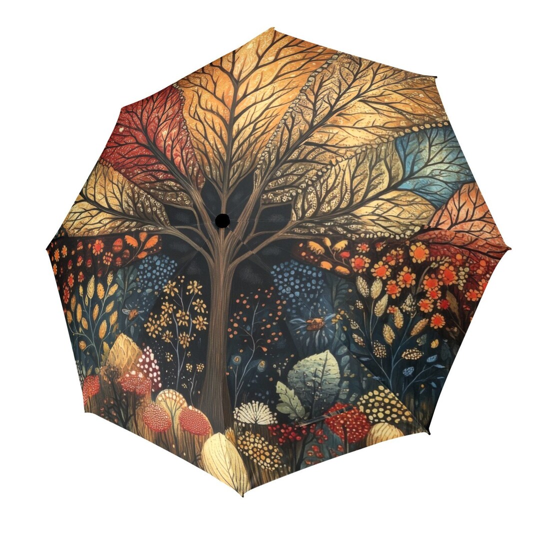 Tree of Life Umbrella Nature-inspired Design Vibrant Umbrella Nature ...