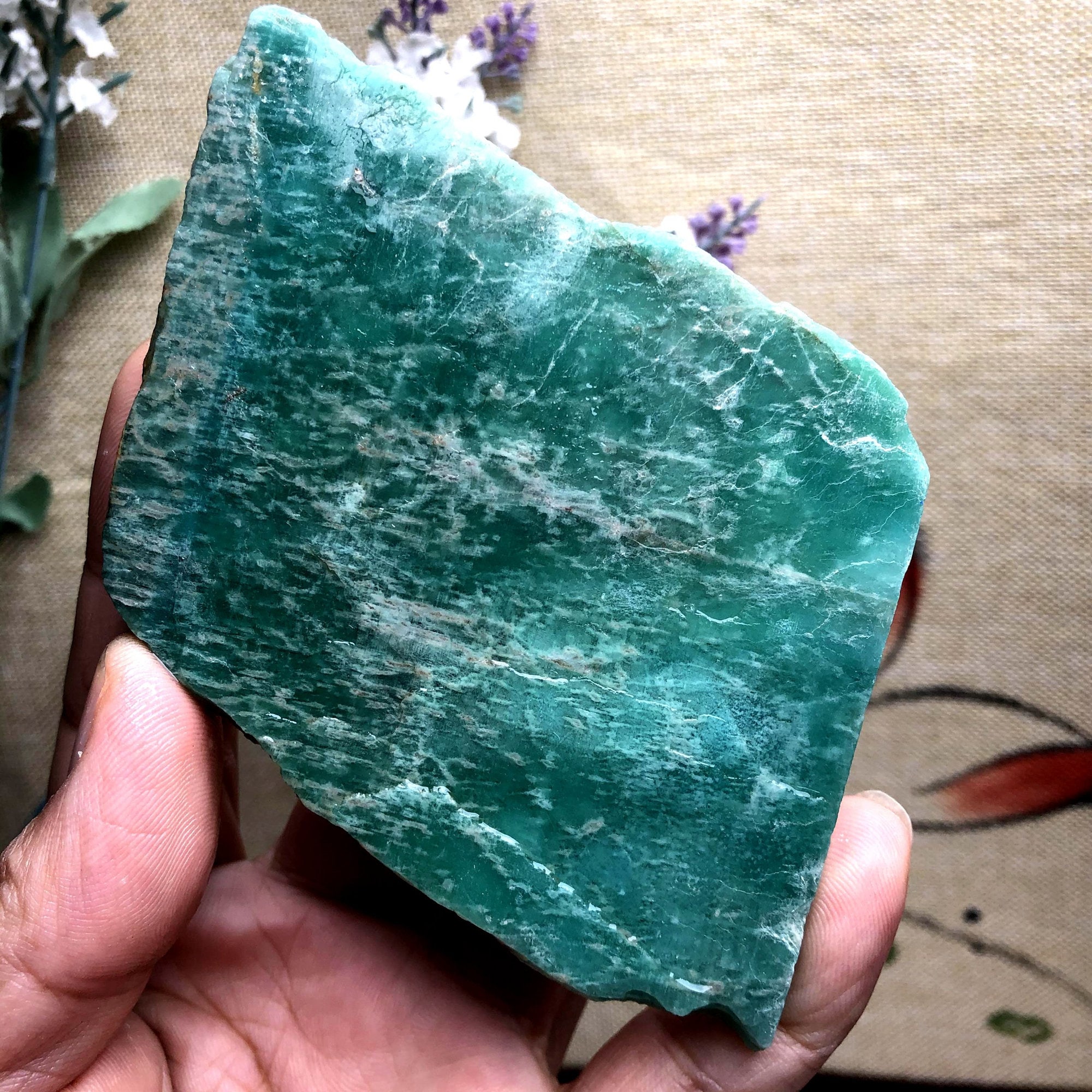 Natural Blue&green Amazonite Stone Rough Mineral Specimen Crystal ...