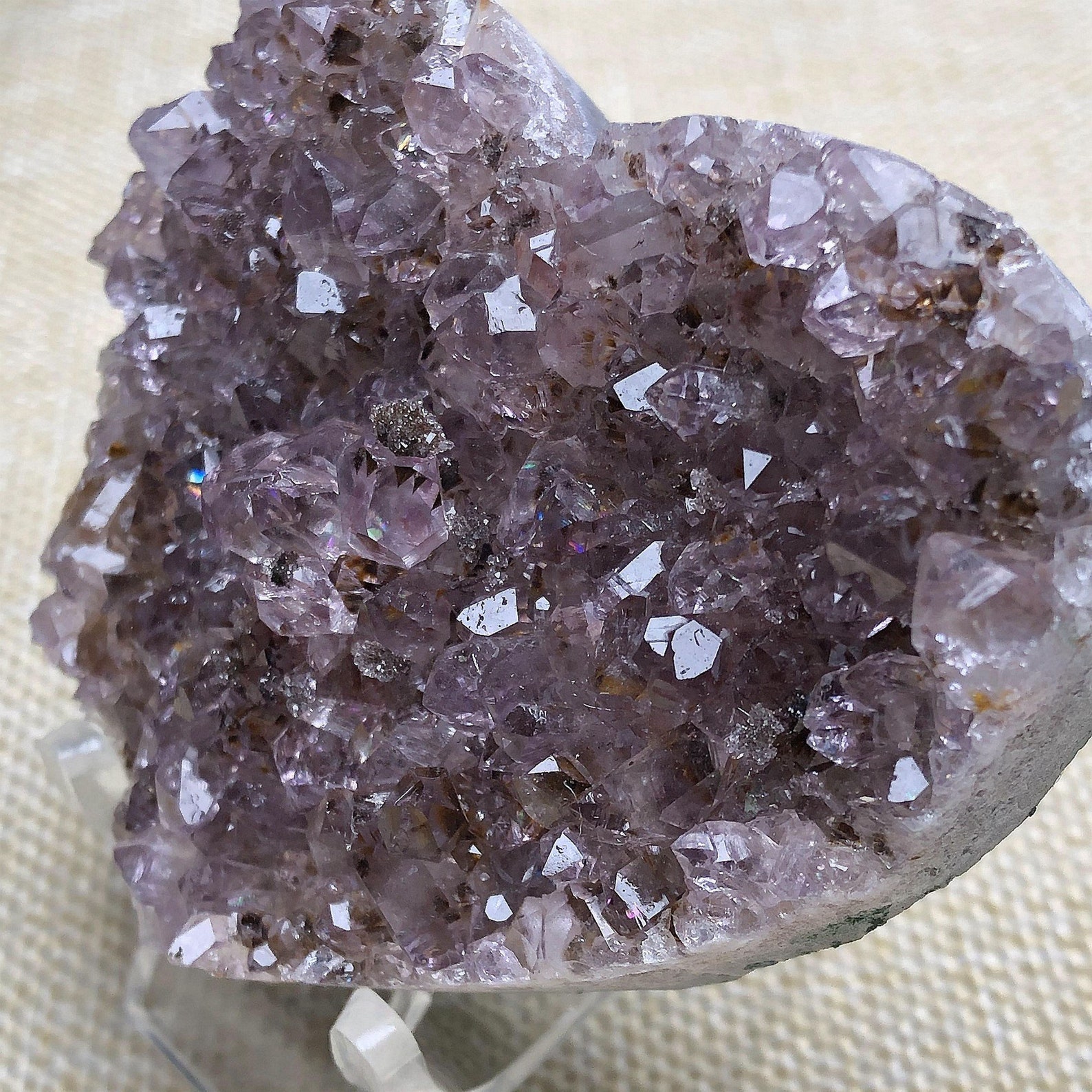 Natural Grey Purple Amethyst Cluster Quartz Crystal Carving - Etsy UK