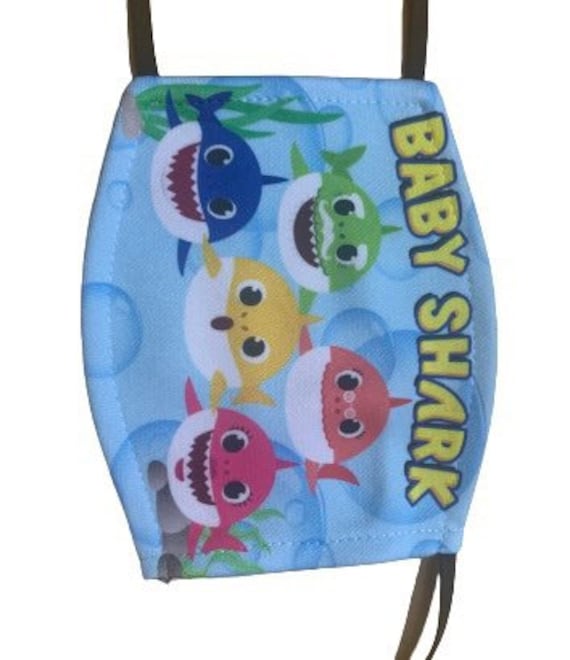 Baby Shark Kids Mask | Etsy