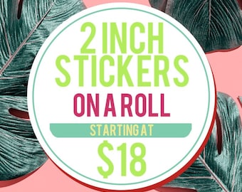2 Inch Stickers - Etsy