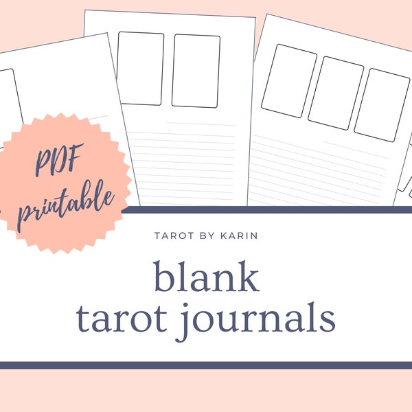 Tarot Journal Printable - Etsy