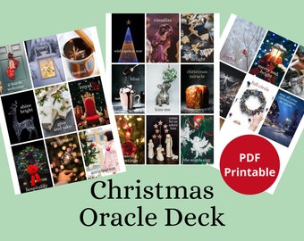 Christmas Oracle Cards - Etsy