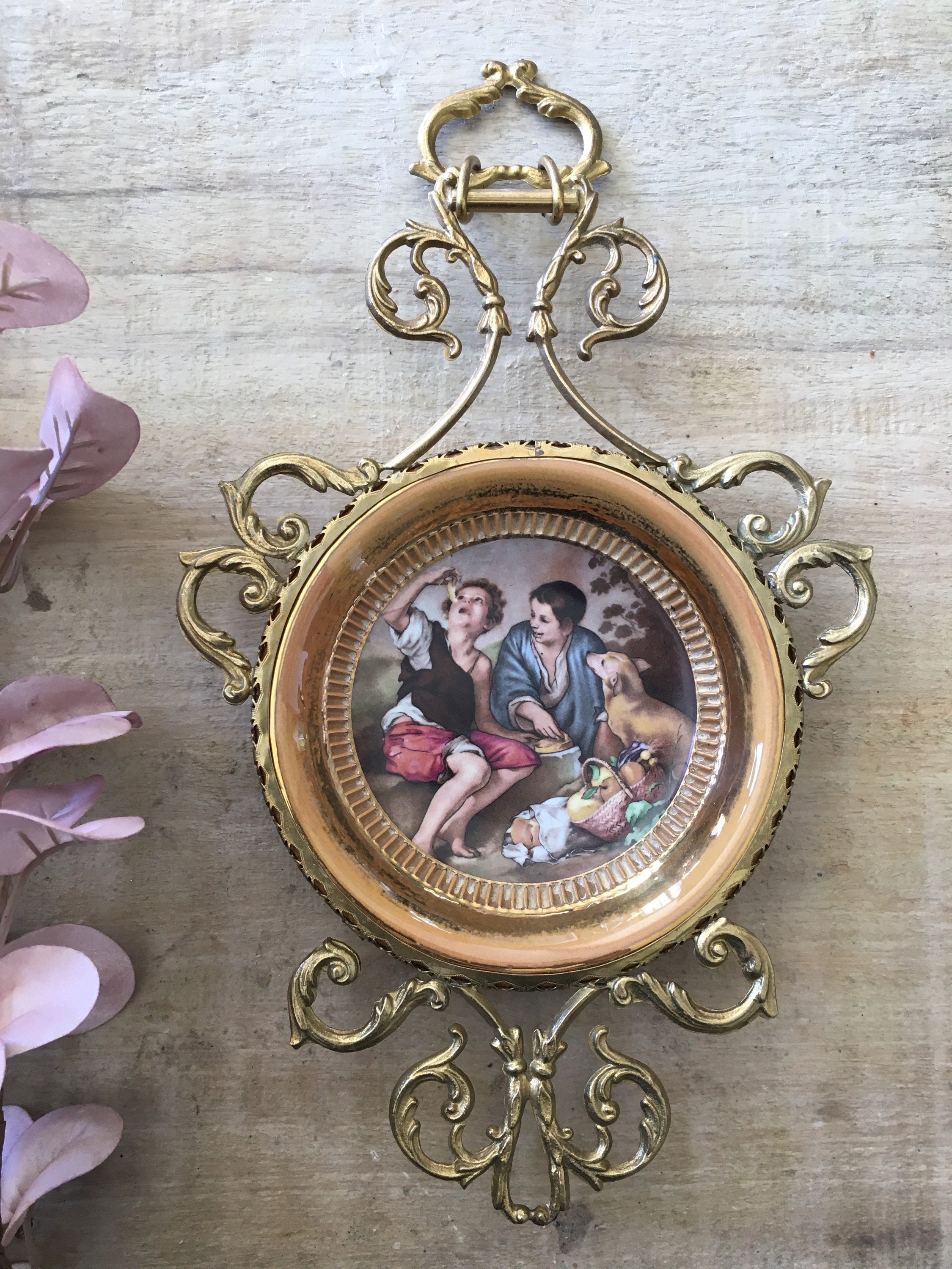 Decorative Plate Florence Crafts Italian Vintage - Etsy