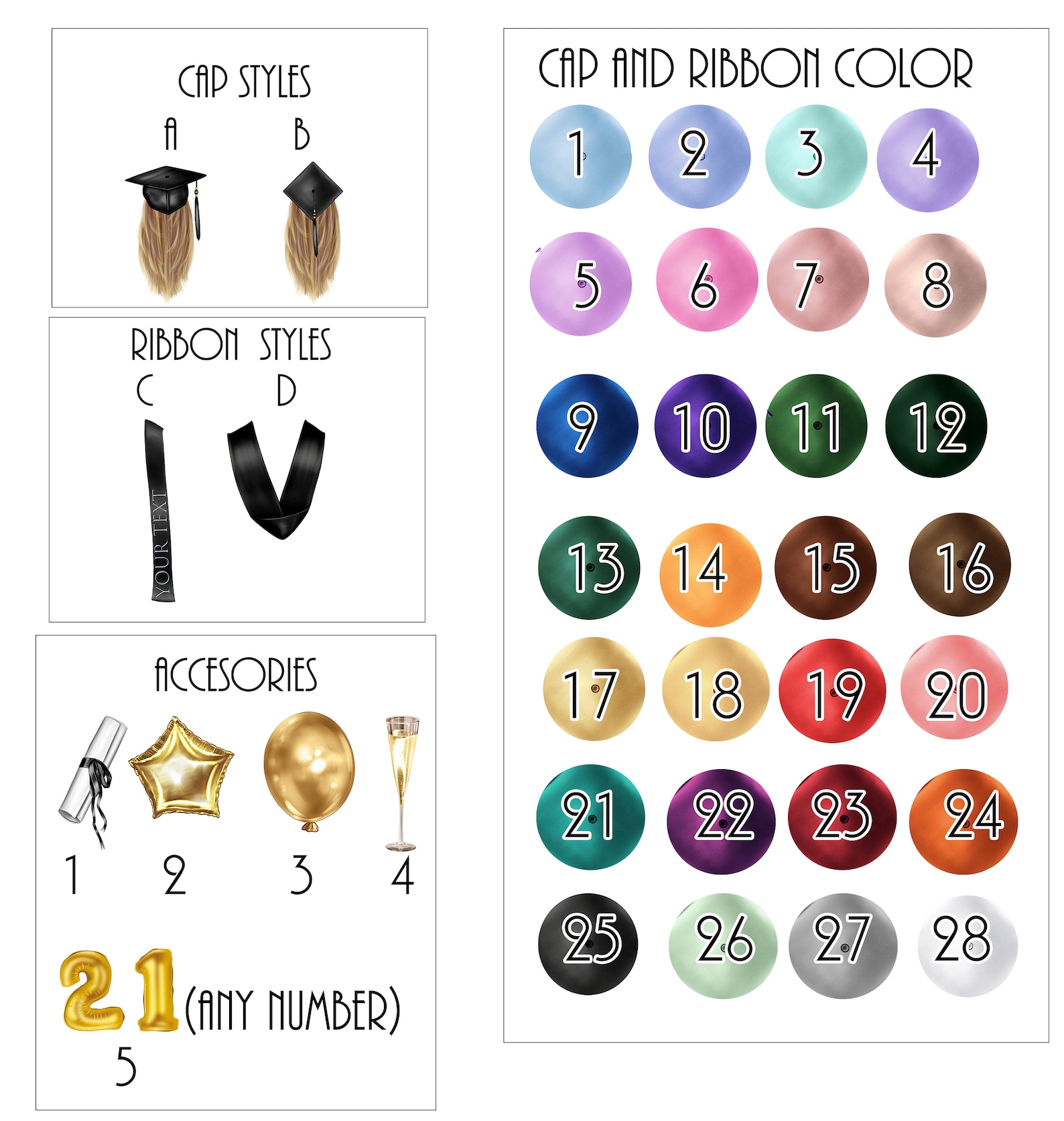 Personalised Graduation Family Gift Custom Graduate Girl With - Etsy