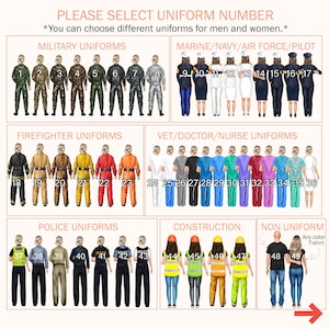 Personalised Nurse and Police Print,personalised Couples Portrait ...