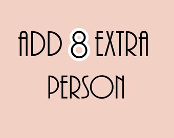 Add Extra People or Pets to My Existing Order - Etsy