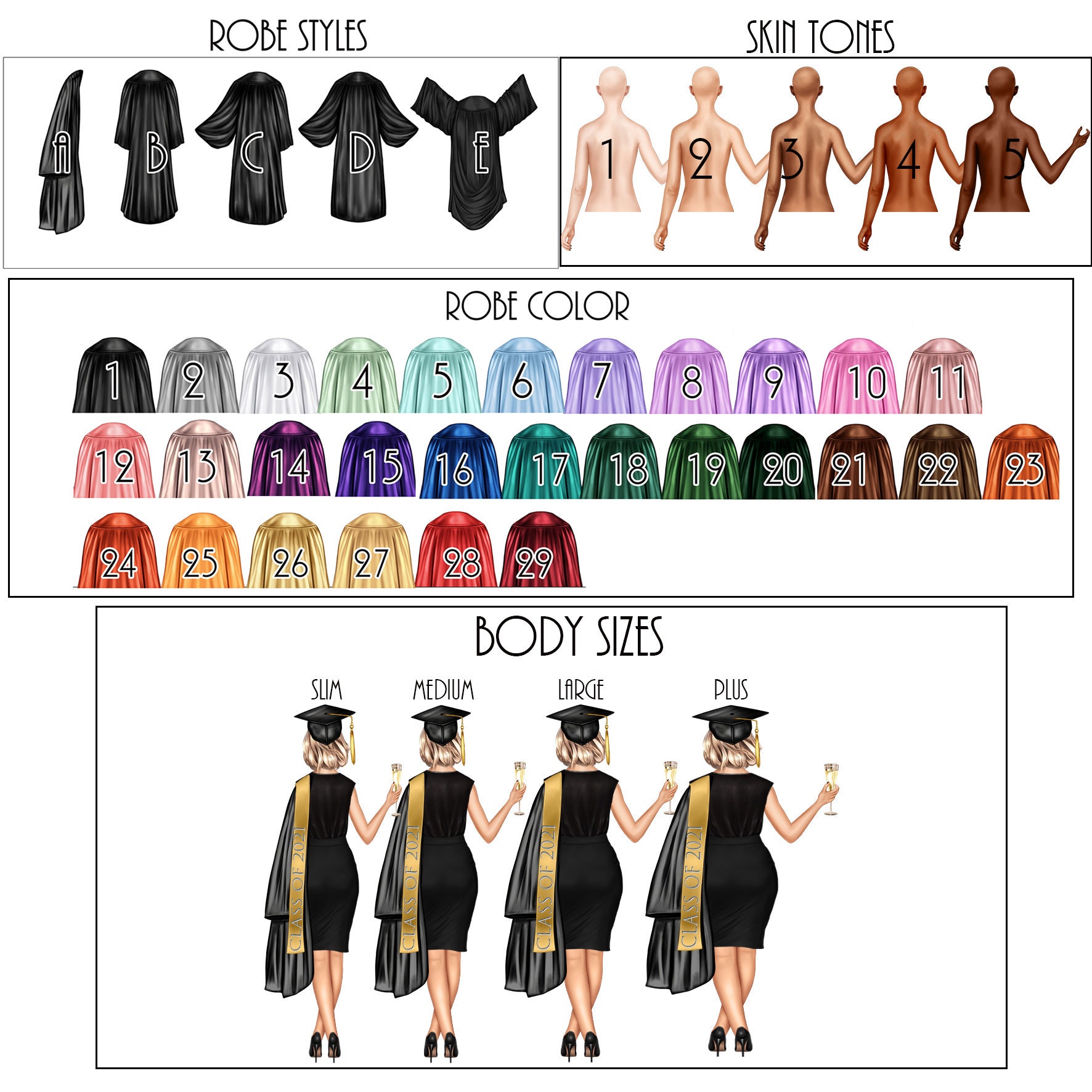 Personalised Graduation Family Gift Custom Graduate Girl With - Etsy