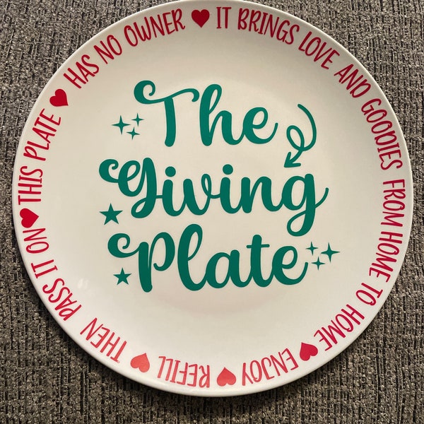 Giving Plate - Etsy