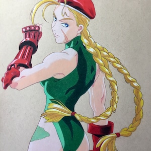Cammy Street Fighter OG Drawing - Etsy