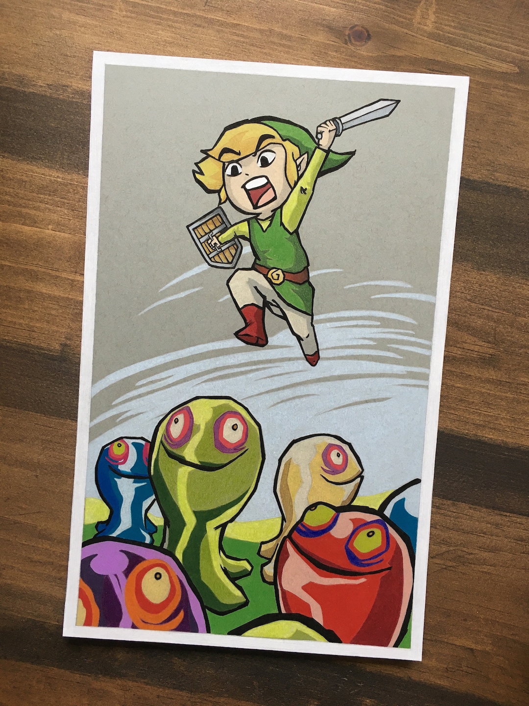 Wind Waker Chu Chu Drawing - Etsy