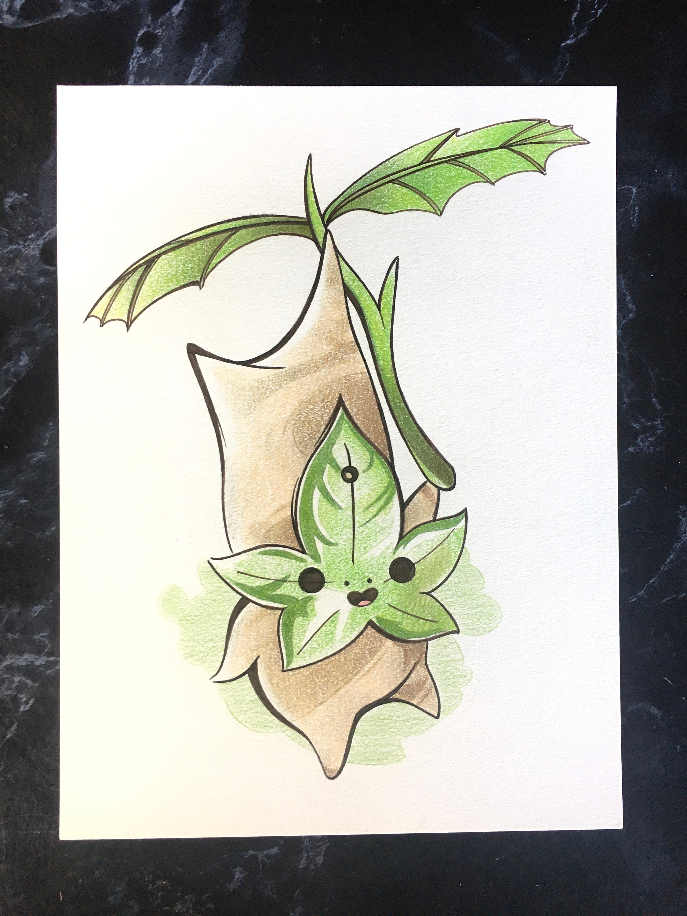 Flying Korok Drawing - Etsy