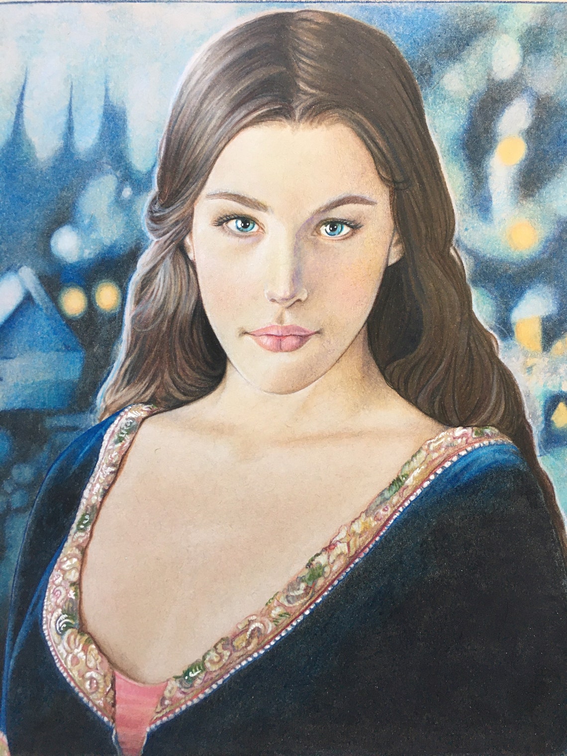 Arwen Lord of the Rings Drawing | Etsy