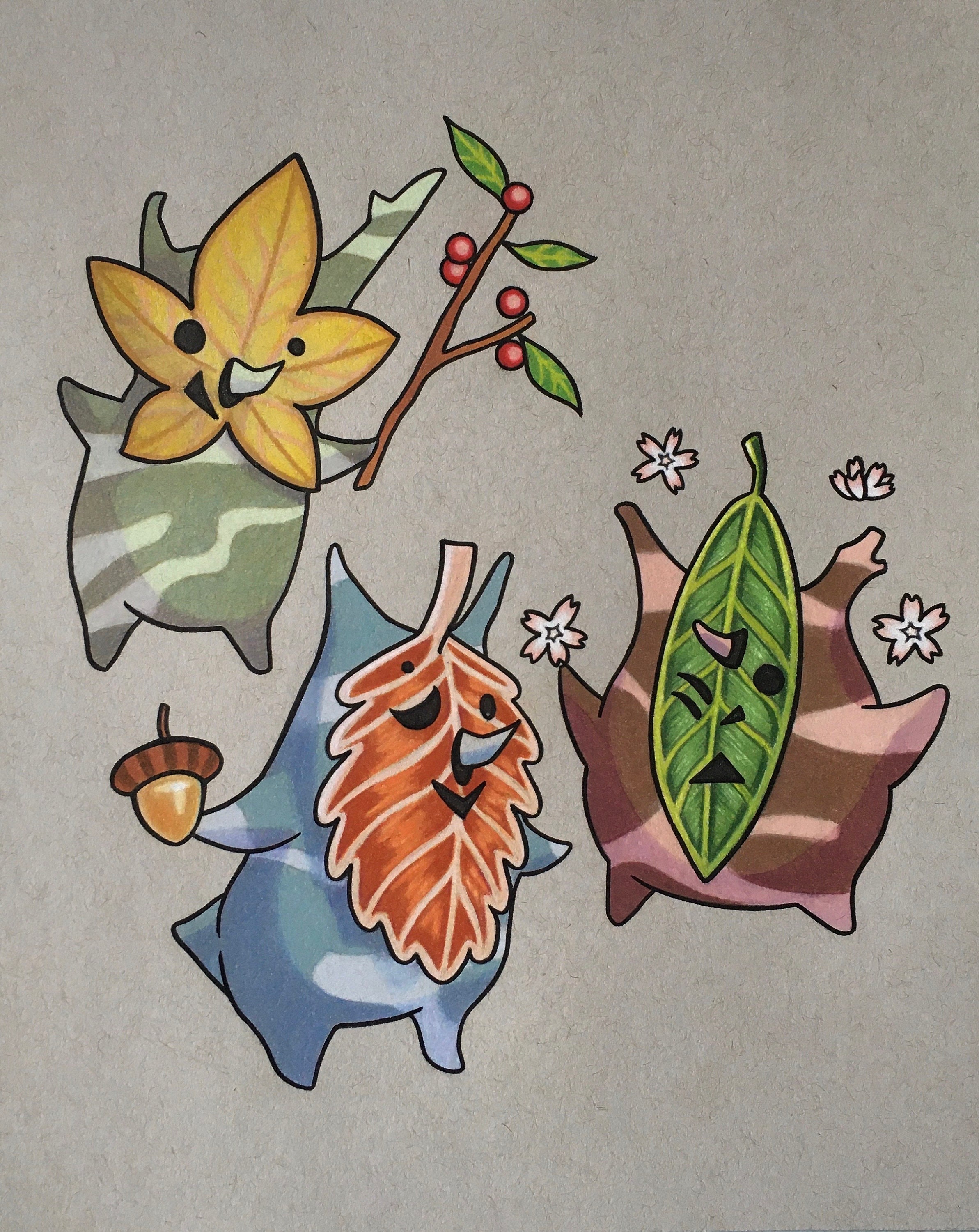 Breath of the Wild Korok Drawing - Etsy