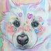 Gemstone Dog Drawing - Etsy