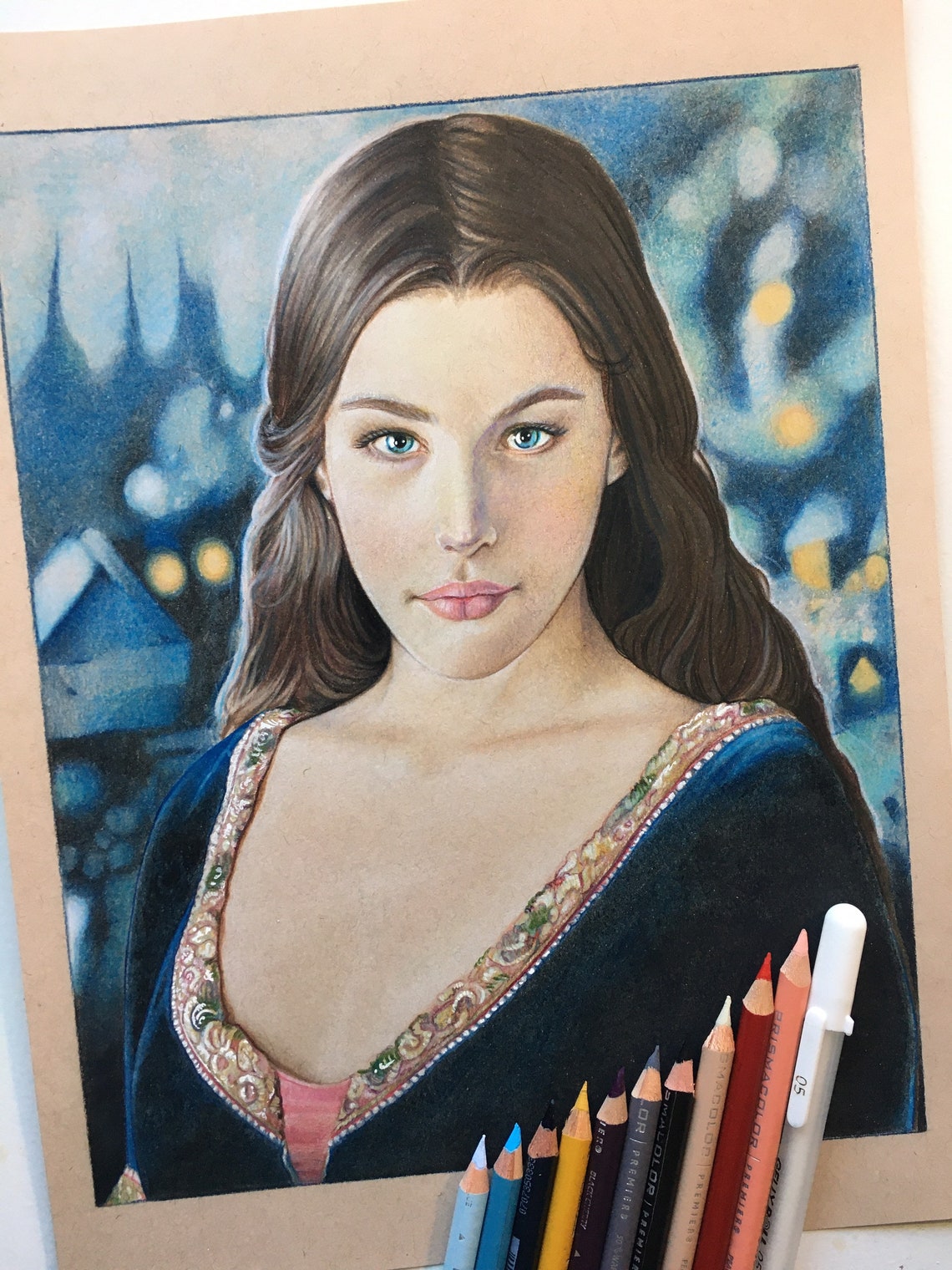 Arwen Lord of the Rings Drawing - Etsy