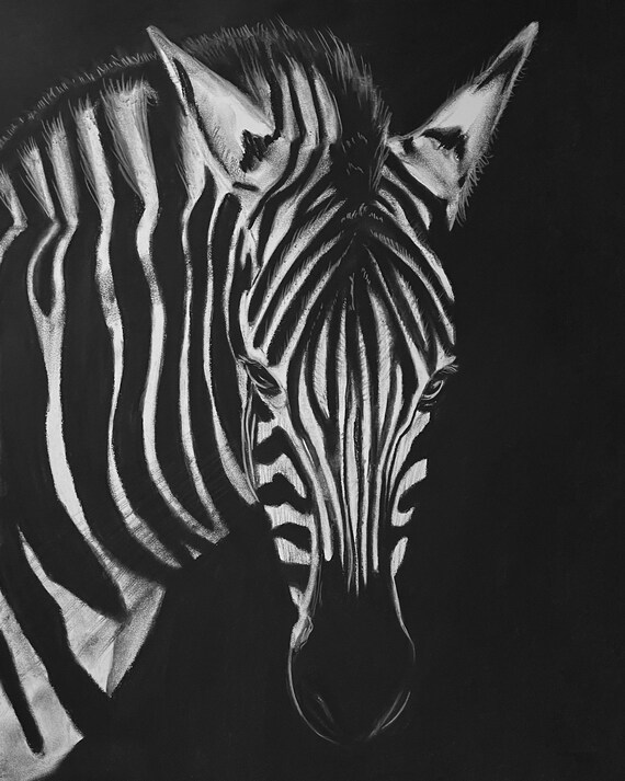 Zebra Print Drawing