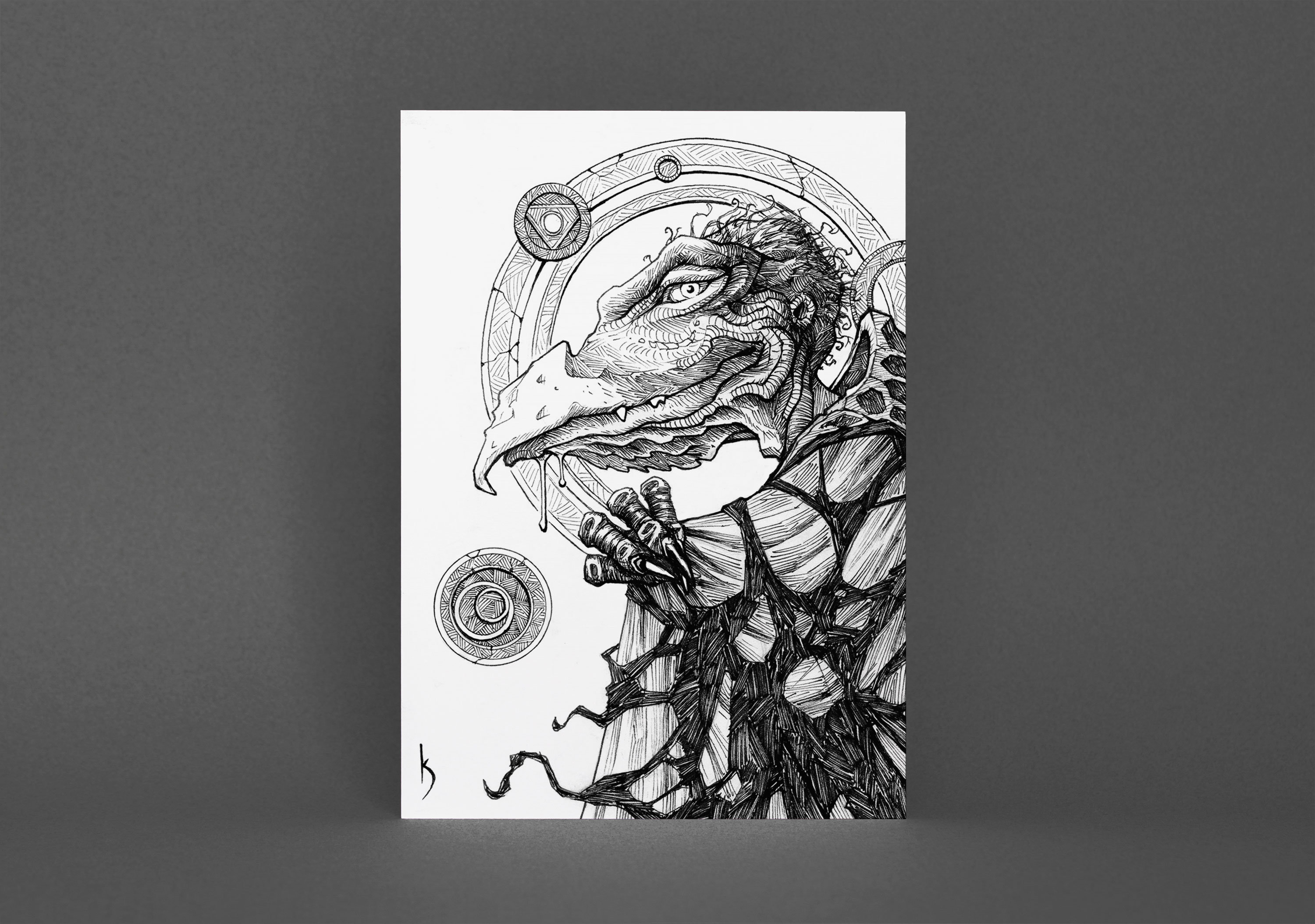 Skeksis the Dark Crystal Art Print Matte 5x7 Wall - Etsy