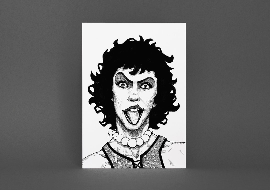 Rocky Horror Picture Show - Frank N Furter - Art Print - 5x7 - Satin ...