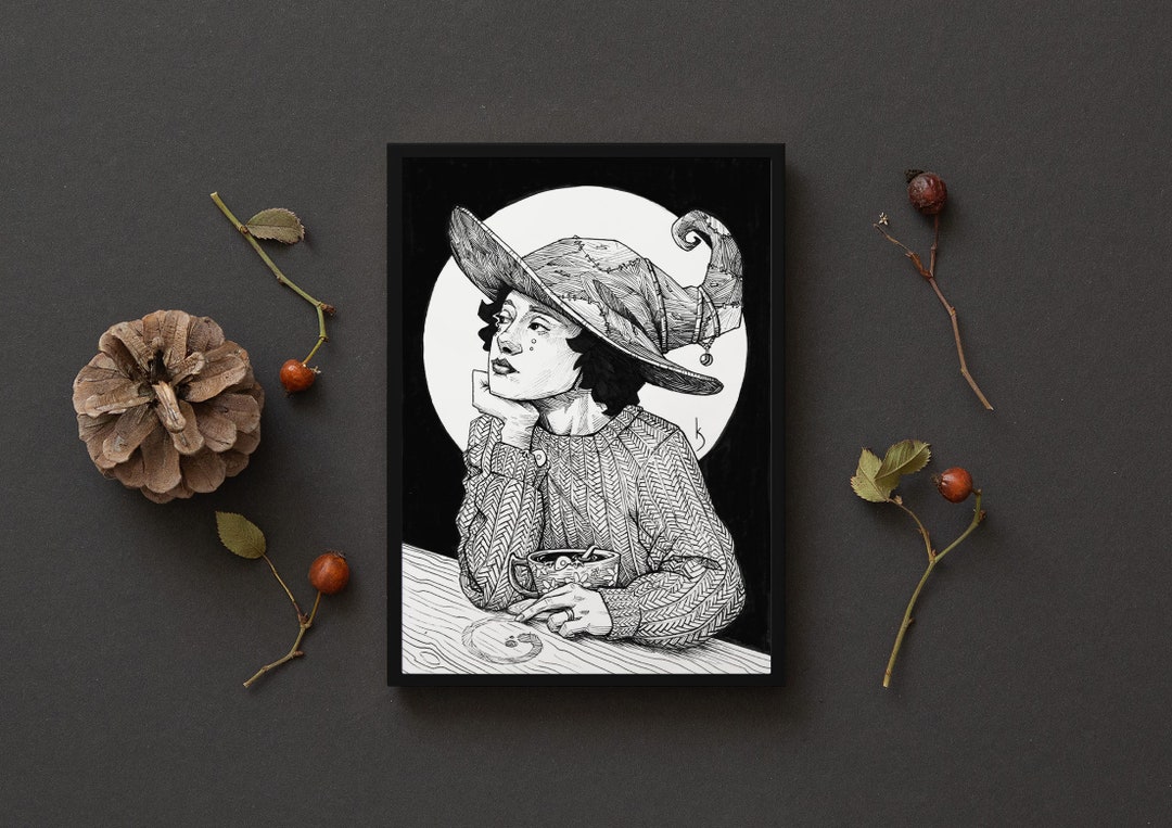 Cozy Witch - Newts - Art Print - Soft Touch Finish - 5x7 - Wall Art - Etsy