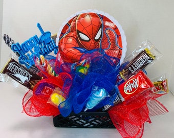 Spider Man Basket - Etsy
