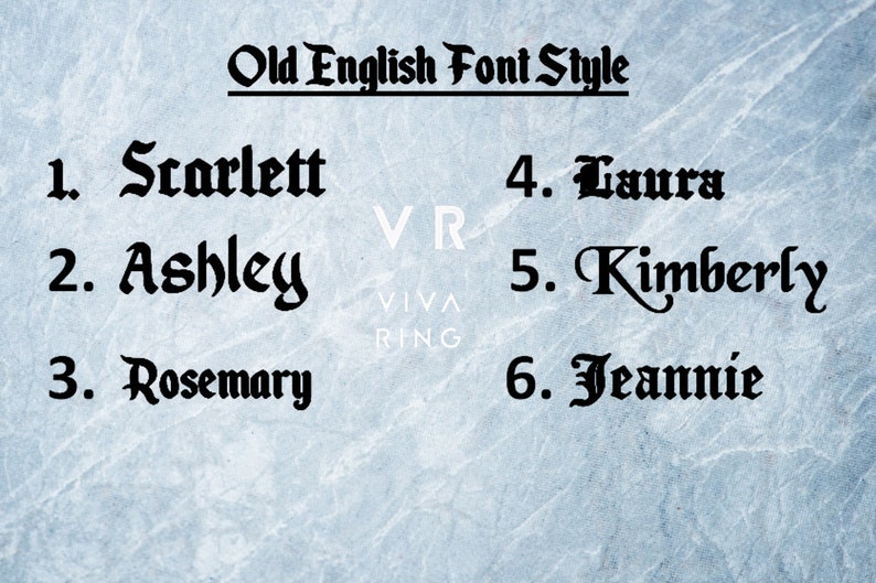 14K Gold Old English Name Necklace Name Necklace Custom Name | Etsy